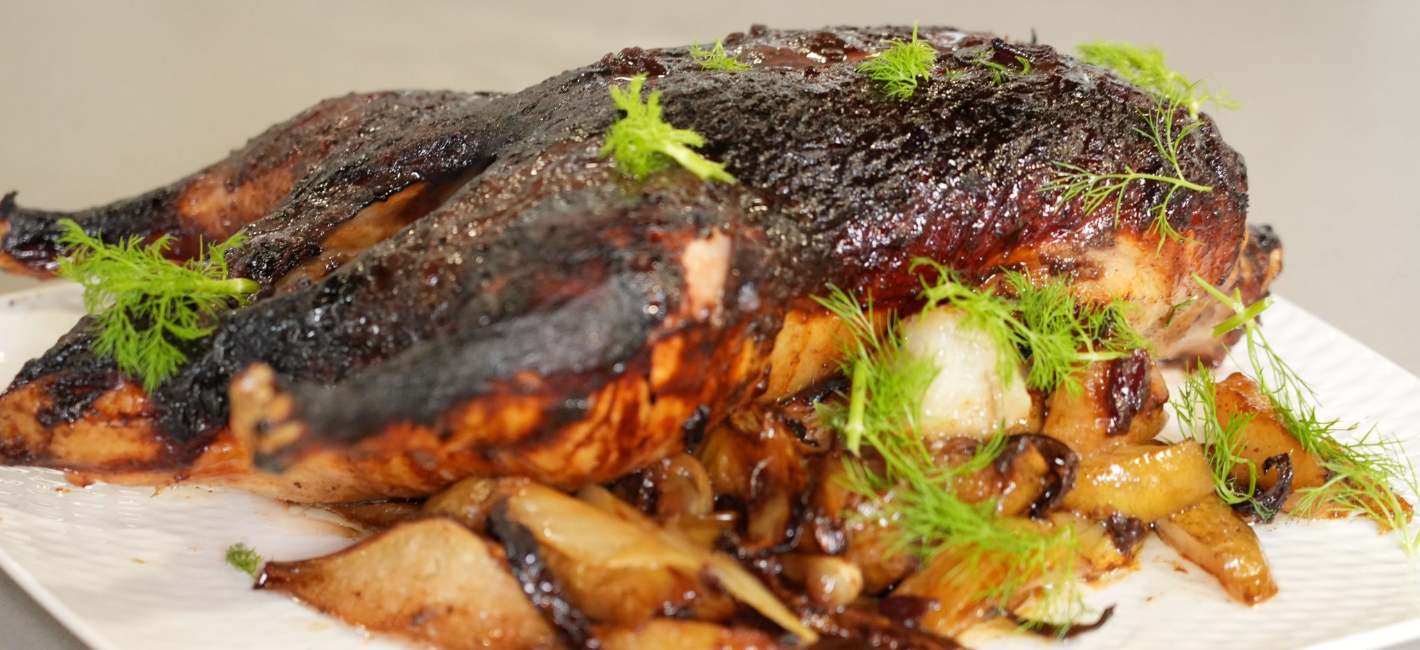 Christmas Chinese 5 spice & Cherry Glazed Whole Roasted Duck Glazed ...