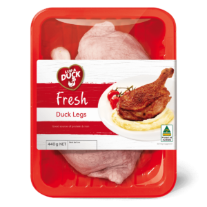 Boned and Stuffed Duck Legs with Pistachio and Almonds served with a ...