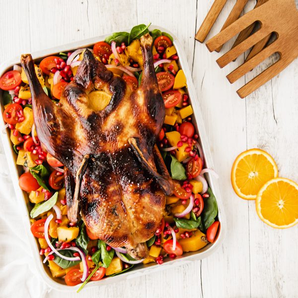 Honey Glazed Duck with Summer Roast Veg Salad Recipe | Luv-a-Duck ...