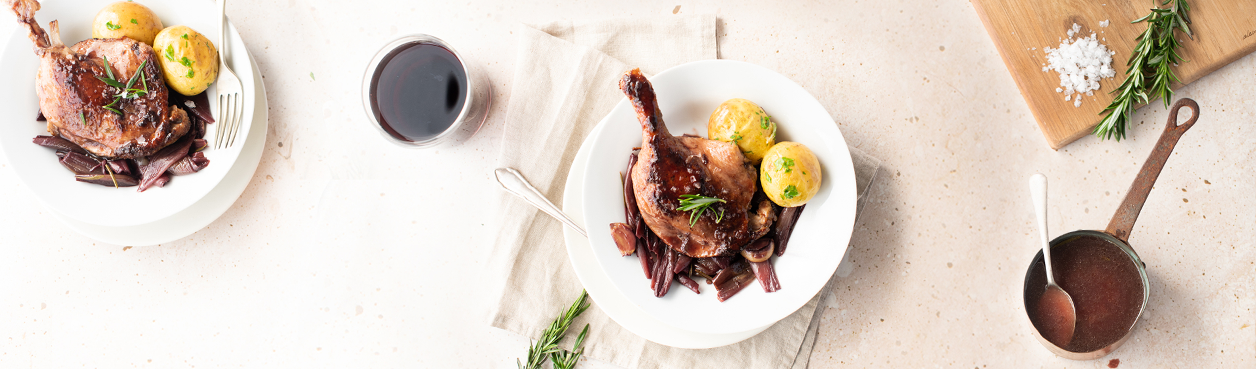 Slow Cooked Duck Legs in Red Wine Sauce Recipe | Luv-a-Duck – Australia ...