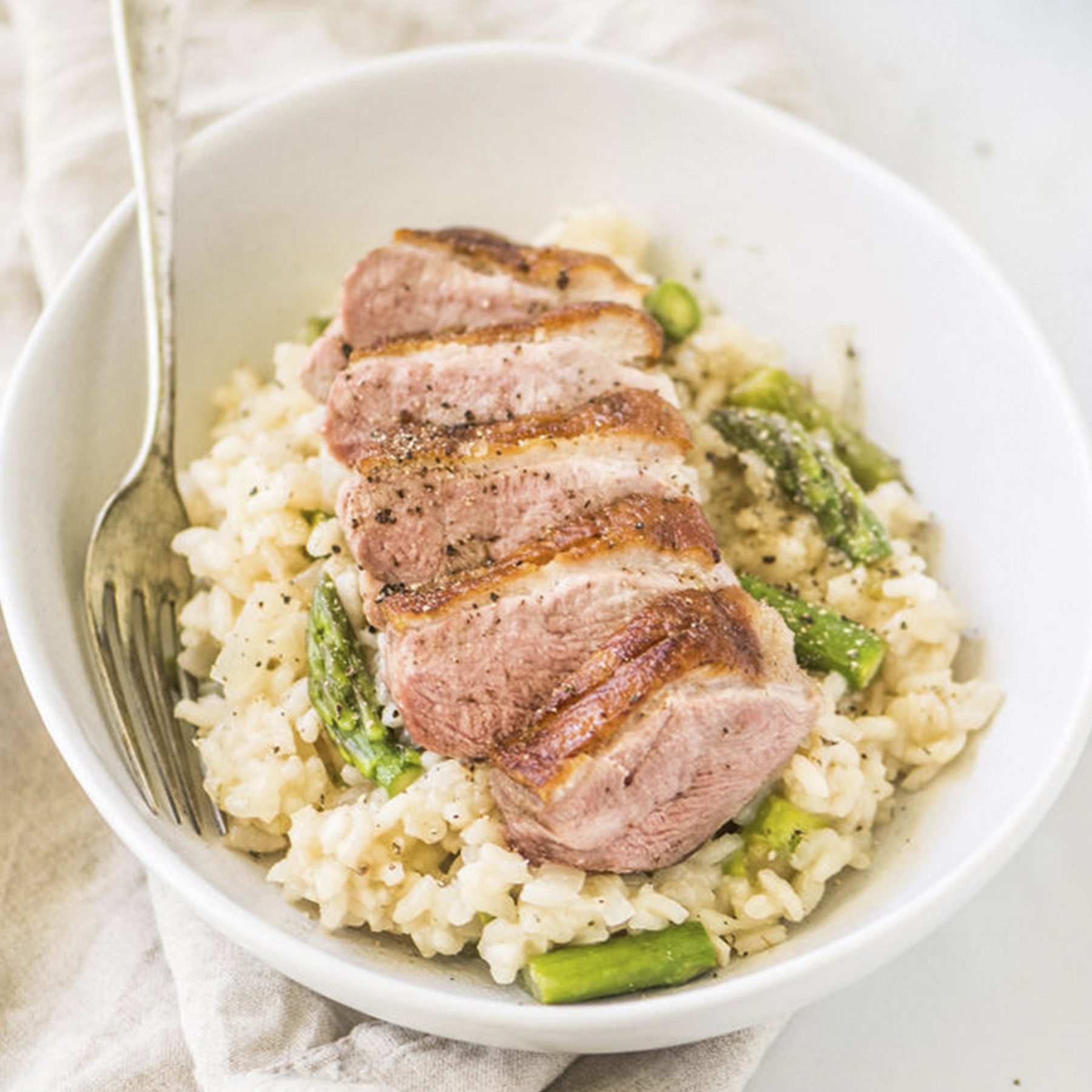 Duck & Asparagus Risotto Recipe | Luv-a-Duck – Australia’s Favourite Duck
