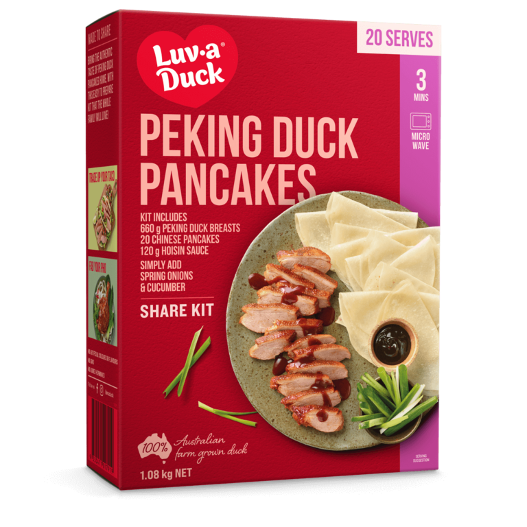 Peking Duck Pancakes Kit Recipe Recipe | Luv-a-Duck – Australia’s ...
