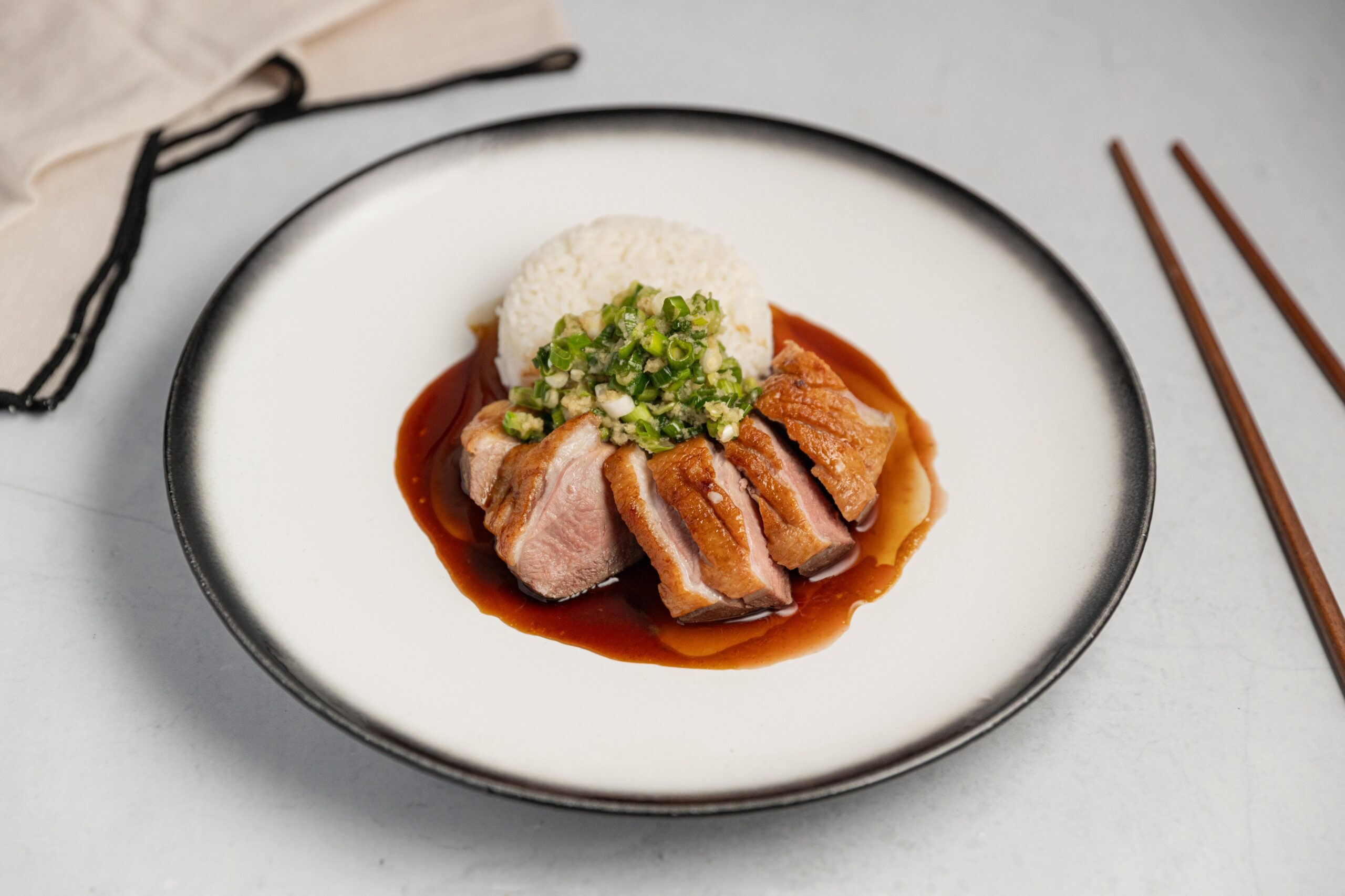 Honey Soy Glazed Duck with Spring Onion Sauce Recipe | Luv-a-Duck ...